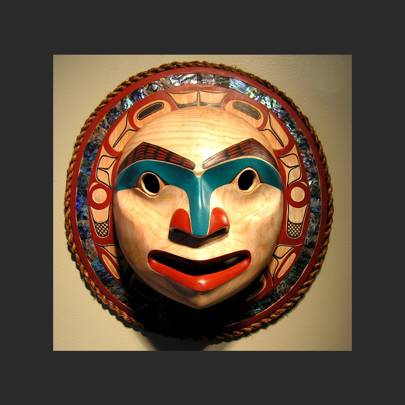 Moon Mask Sold - Steinbrueck Native Gallery