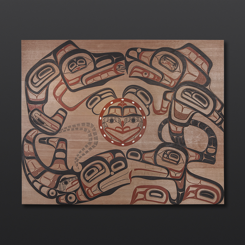Four Clans PanelDavid BoxleySold - Steinbrueck Native Gallery